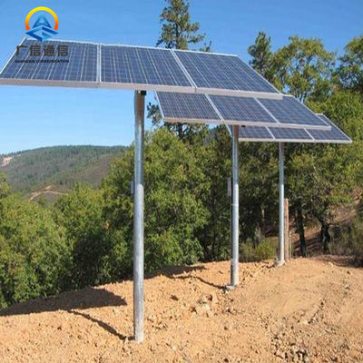 Galvanized Steel Solar Panel Support Structure Photovoltaic System ...