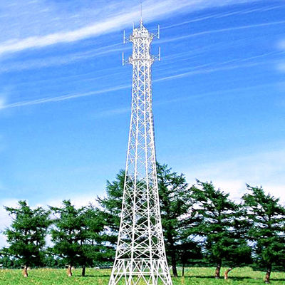 3 Or 4 Legged Telecom Steel Tower Lattice Antenna Customized