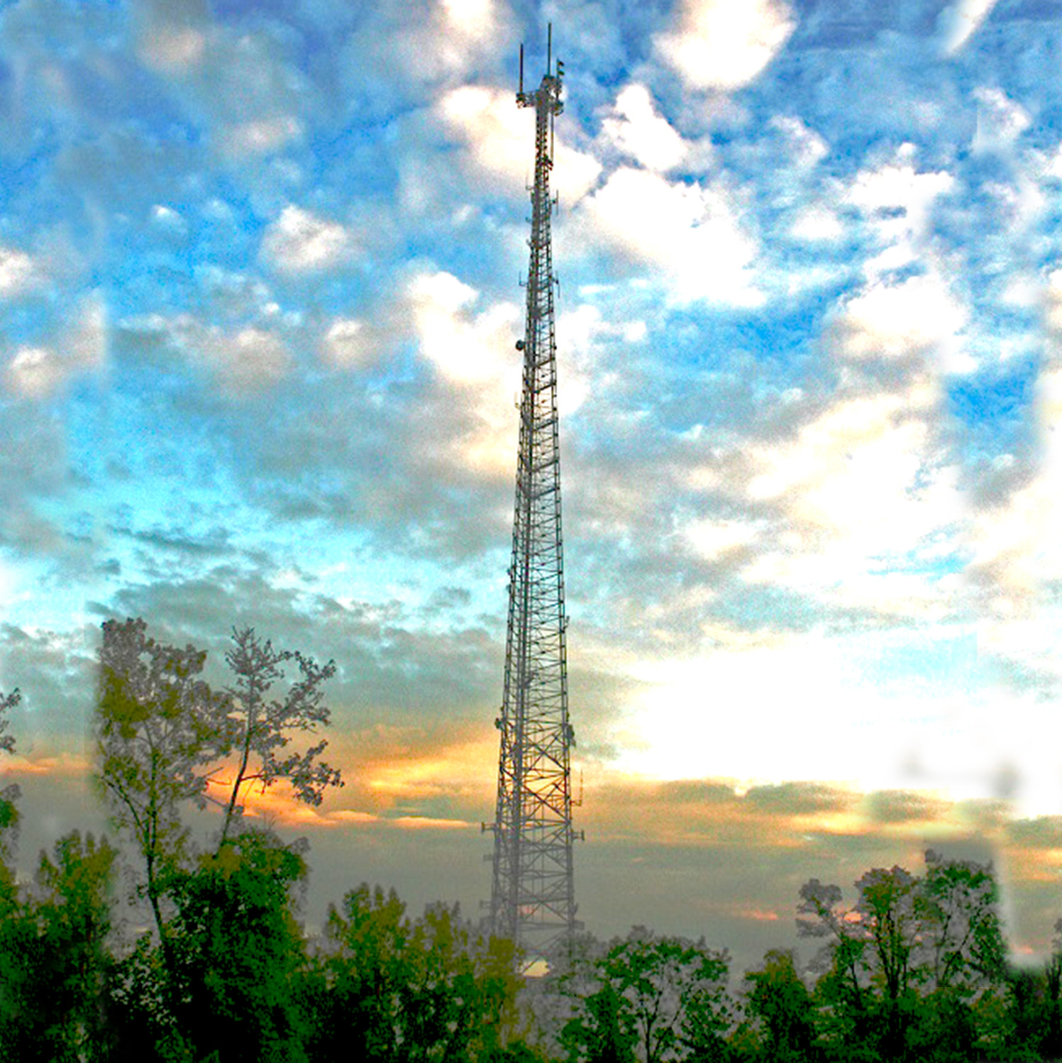 Self Support Galvanized Steel 5G Mobile Communication Tower Free ...