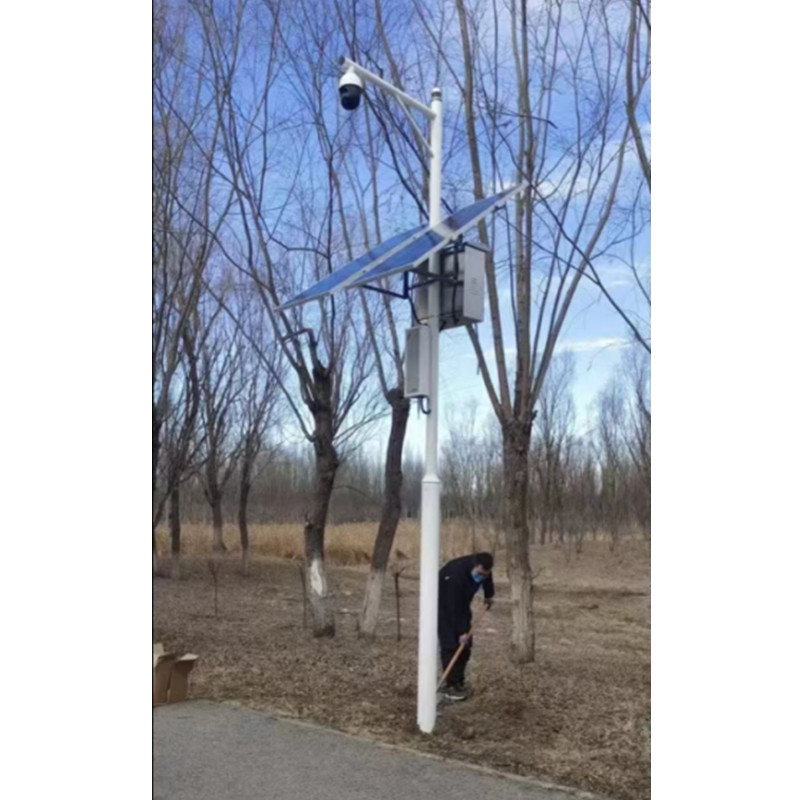 3m 4m 5m Galvanized Steel Pole With Traffic Signal Solar Monitoring ...