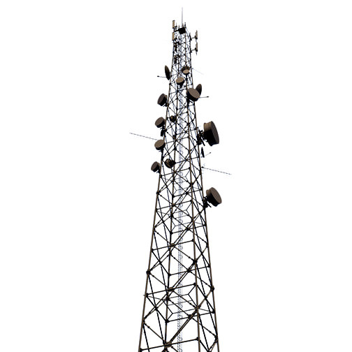 Customized Self Support Lattice Steel Towers Pylon Radio Or TV Signal ...