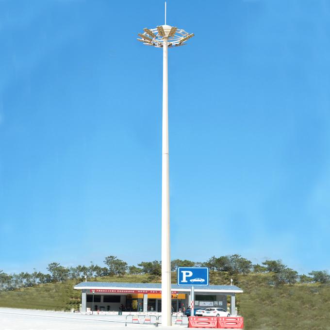 20m Height Galvanized Steel Light Pole Public Square Lighting Tower