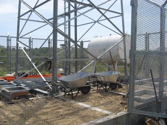 Galvanized Steel Telecom Tower Self Support Mast Rapid Deployment Site RDS