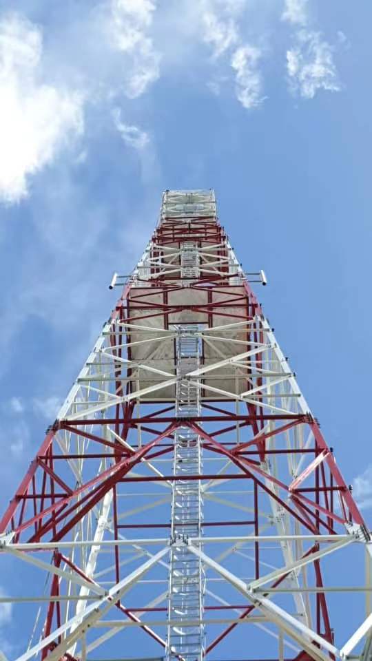 Self Support Lattice Steel Towers Galvanized Cellular Mobile ...