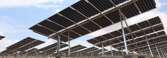 I beam Solar Panel Support Structure Photovoltaics Galvanized Steel ...